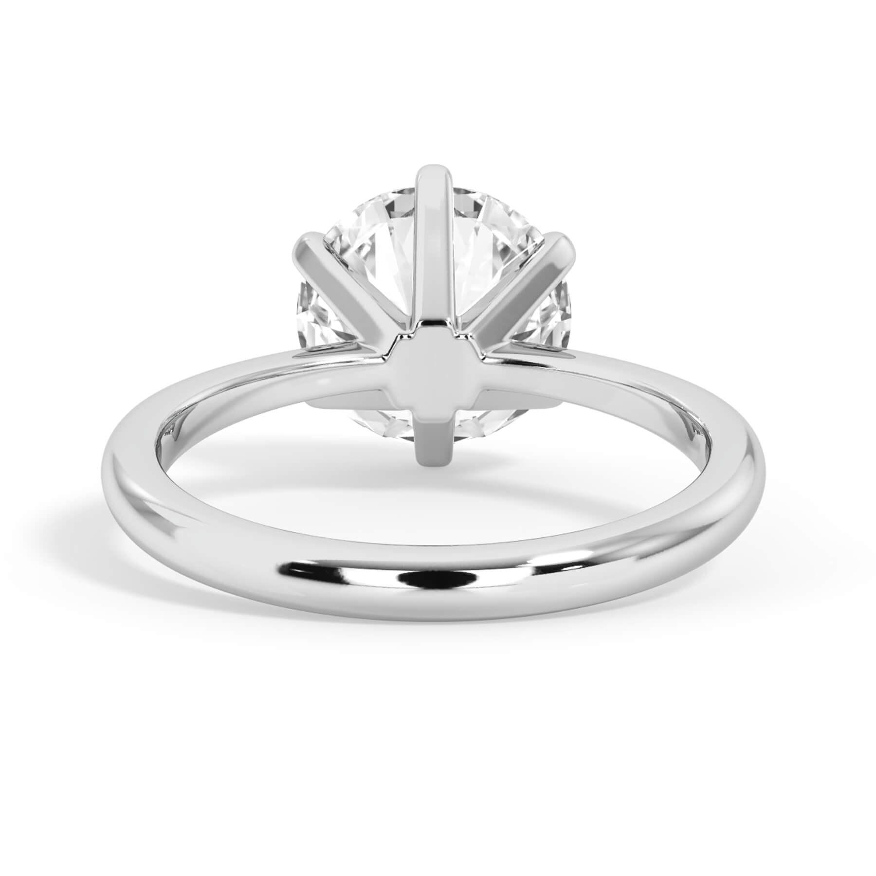 Simple Solitaire Engagement Ring Setting | Classic Solitaire Ring ...