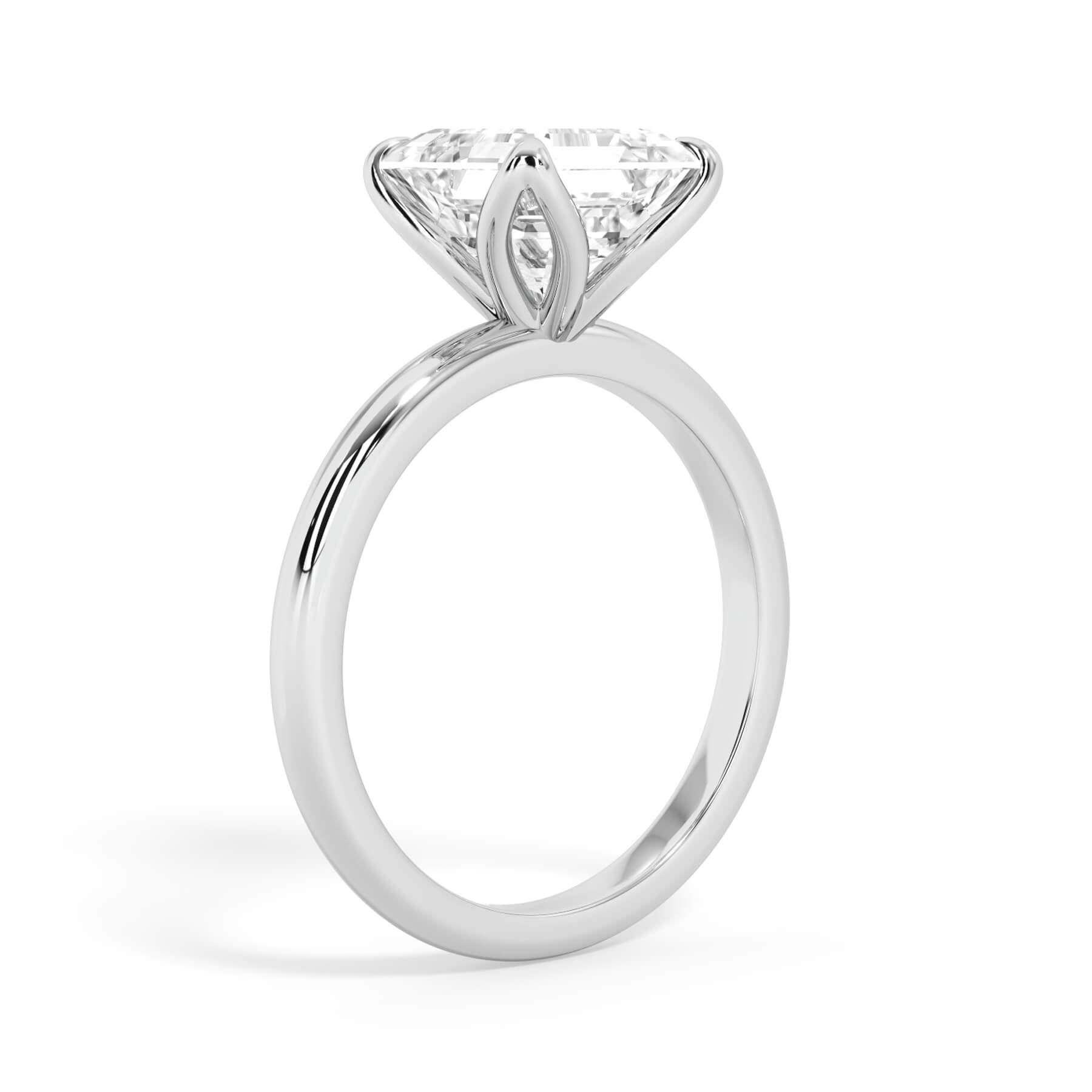 Tulip Solitaire Setting Engagement Ring | Tulip Ring Setting – deBebians