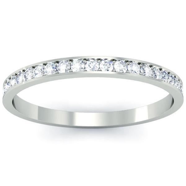 0.50 cttw Single Row Pave Set Diamond Eternity Band – deBebians