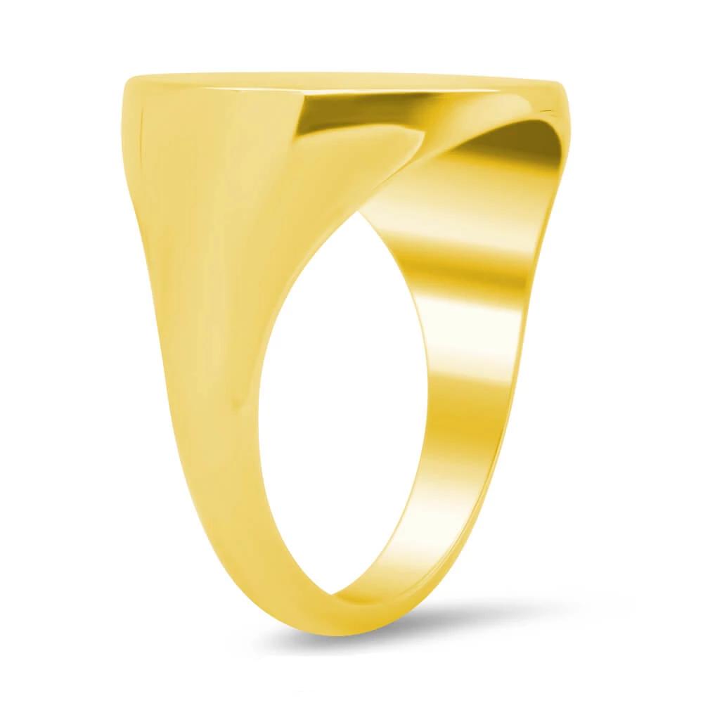 Flat Face Ring for Men | 18mm Ring - Engravable | deBebians