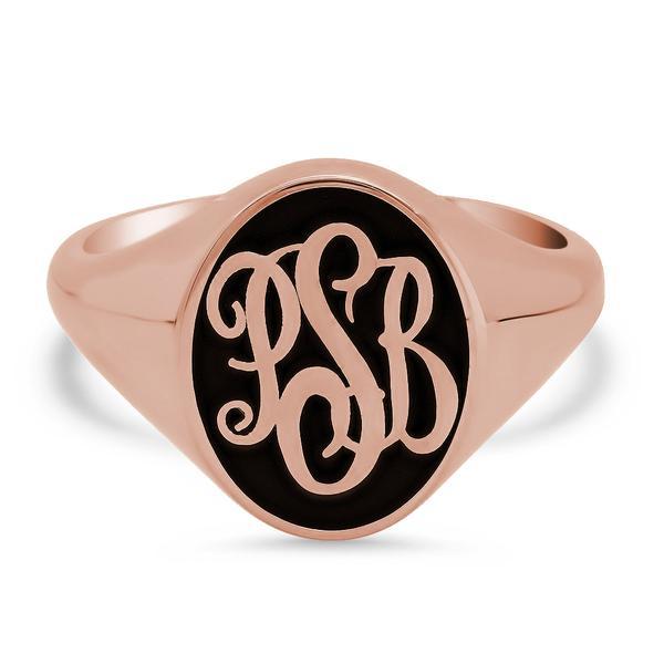 Enamel Signet Ring – deBebians