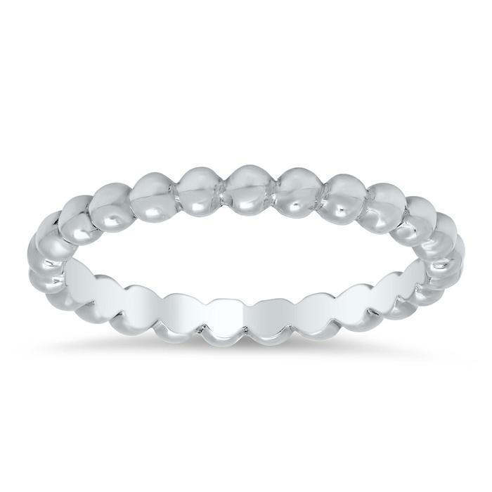 Beaded Wedding Band | Beaded Wedding Ring | deBebians