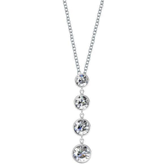 Dangling Diamond Pendant Necklace – deBebians